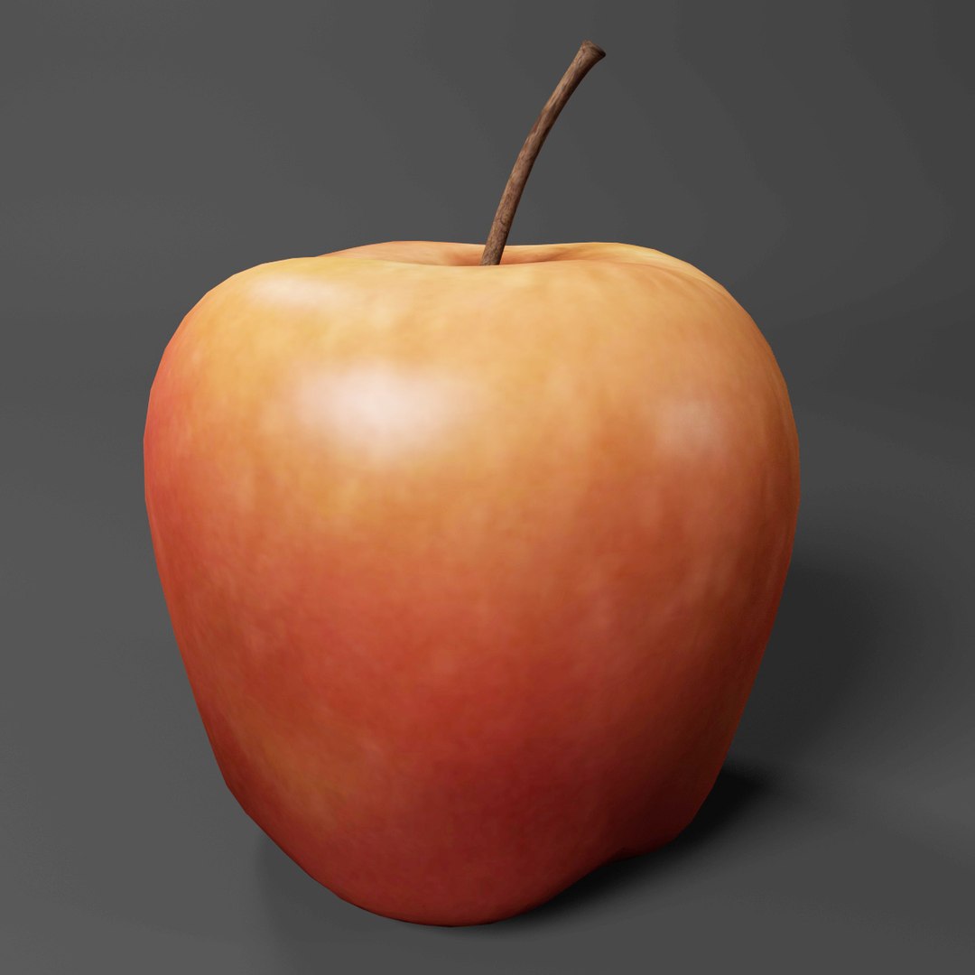 3D Apple Realistic Model - TurboSquid 1220180