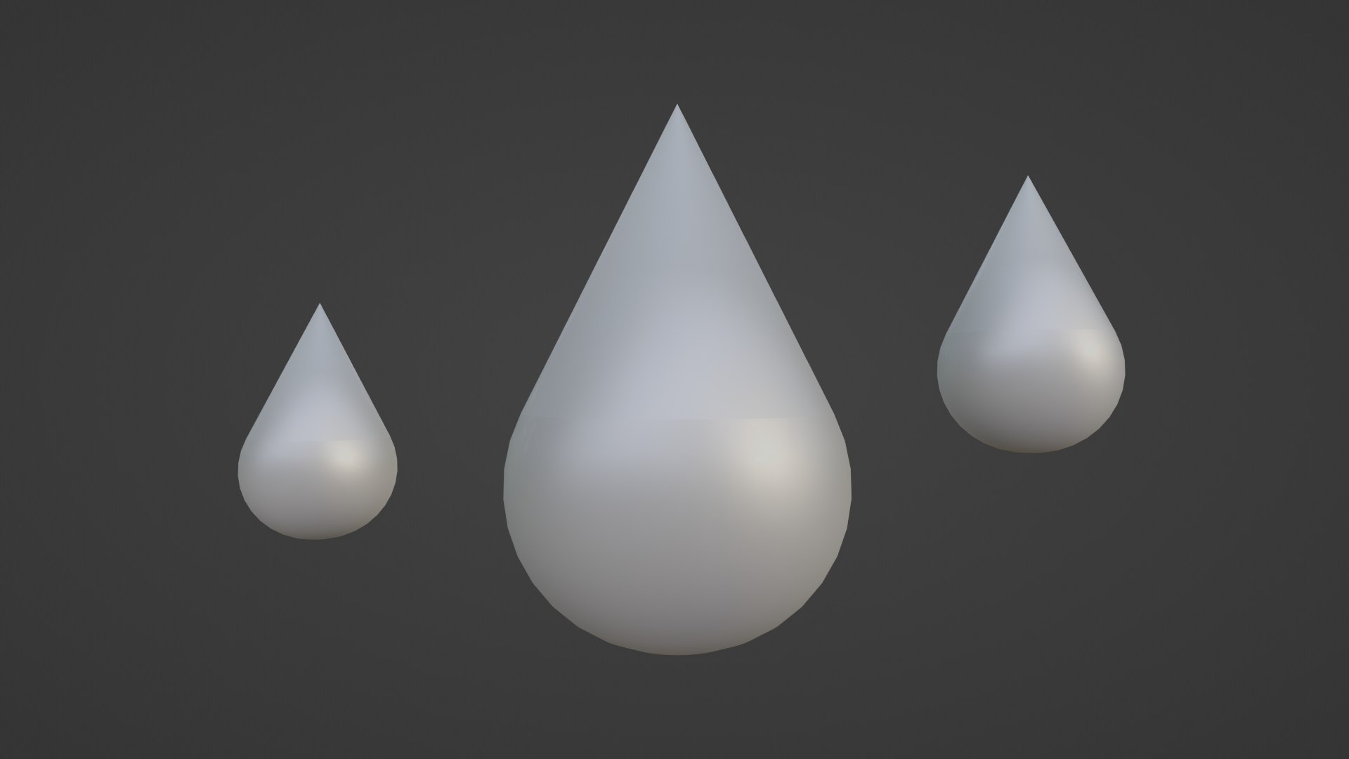 Silver Drop 3D - TurboSquid 2081698