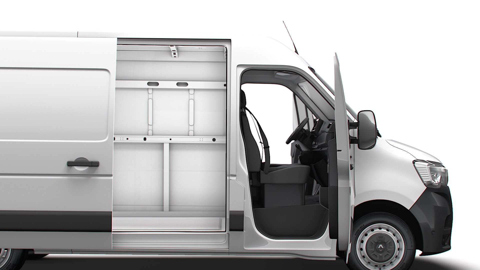 3D Renault Master Van L1H2 HQInterior 2023 - TurboSquid 2282825