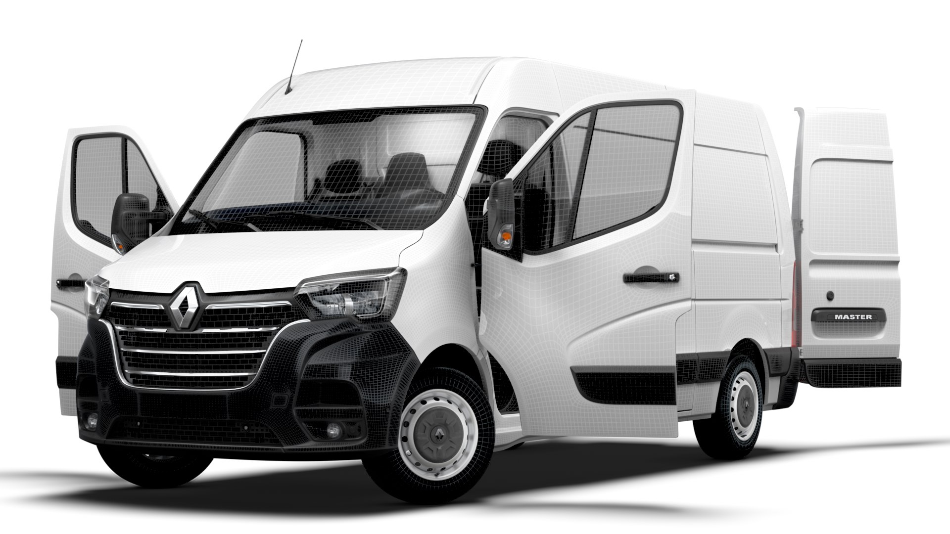 3D Renault Master Van L1H2 HQInterior 2023 - TurboSquid 2282825