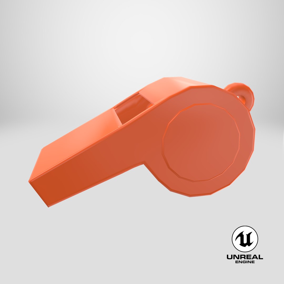 Orange Whistle 3D Model - TurboSquid 1983929