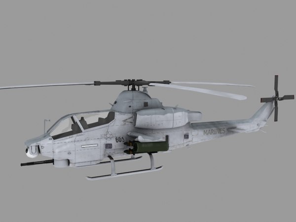 games ah-1z cobra viper 3d model