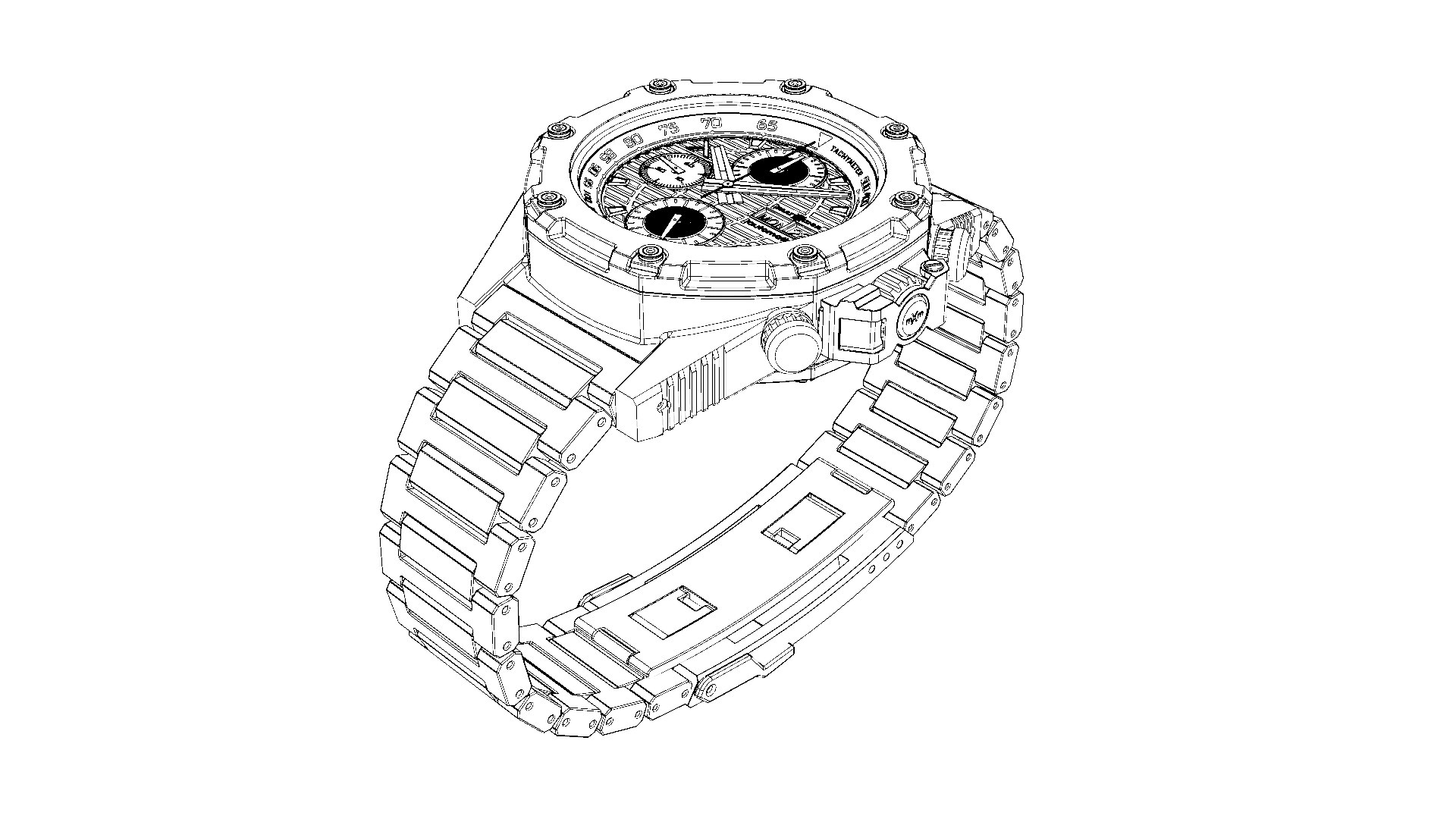 3D Model Hand Watch - TurboSquid 2012528