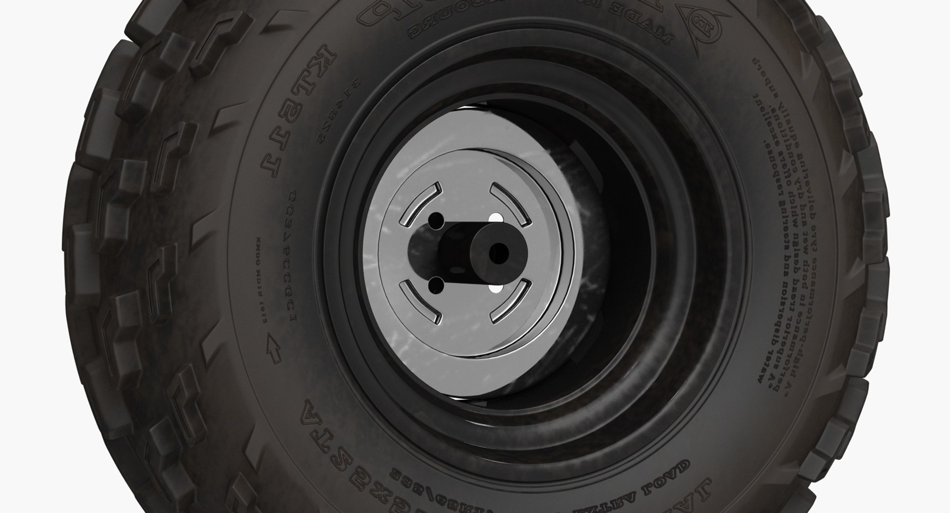 Atv Wheel 3d Model