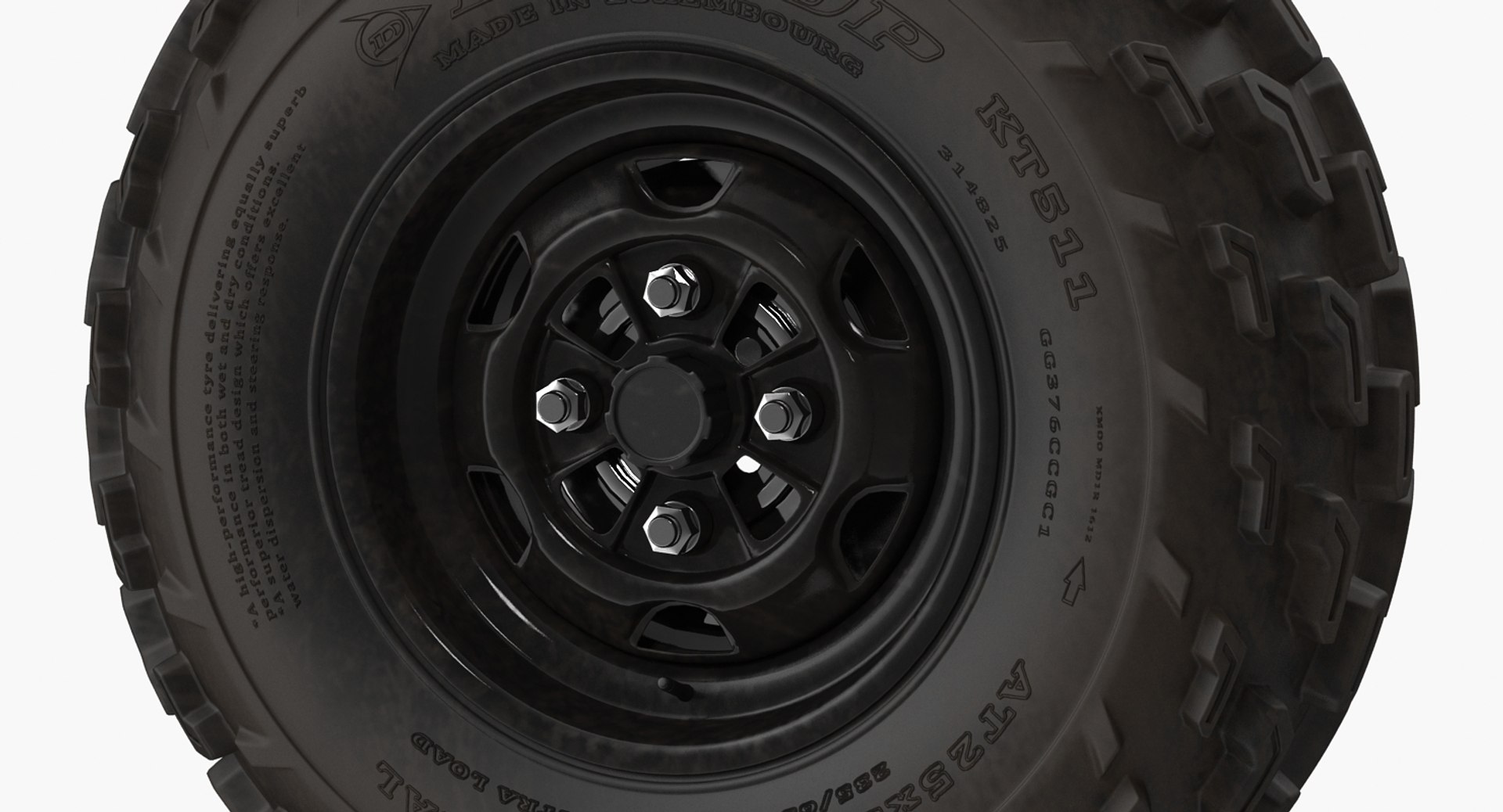 Atv Wheel 3d Model