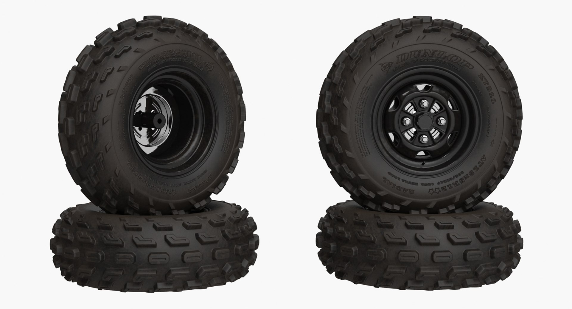 Atv Wheel 3d Model