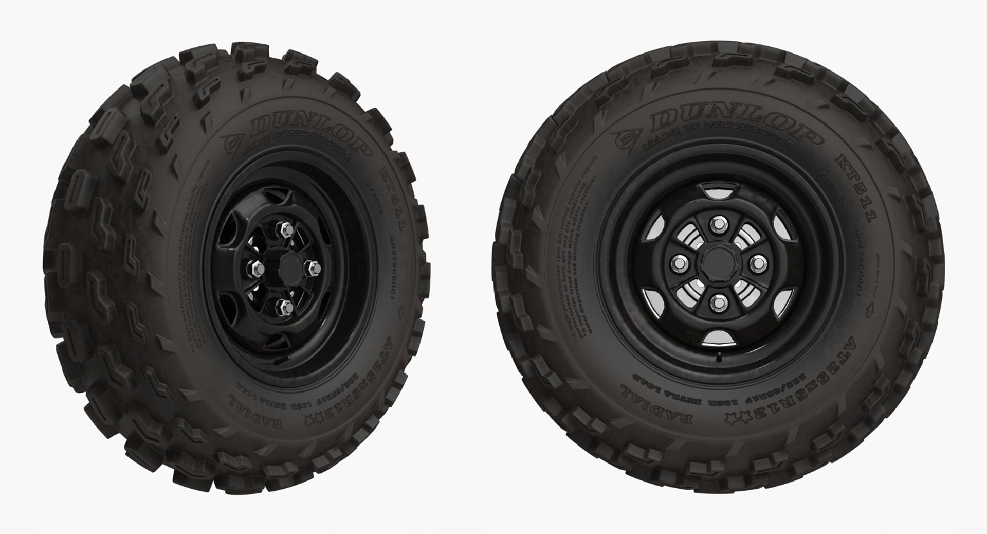 Atv Wheel 3d Model