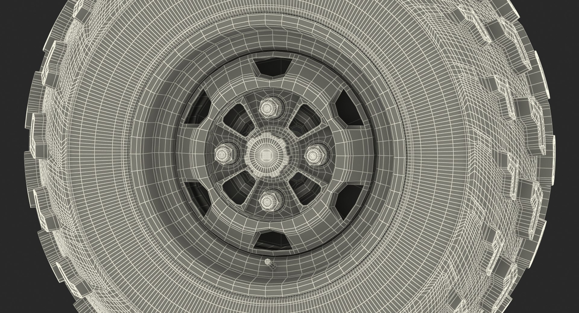 Atv Wheel 3d Model