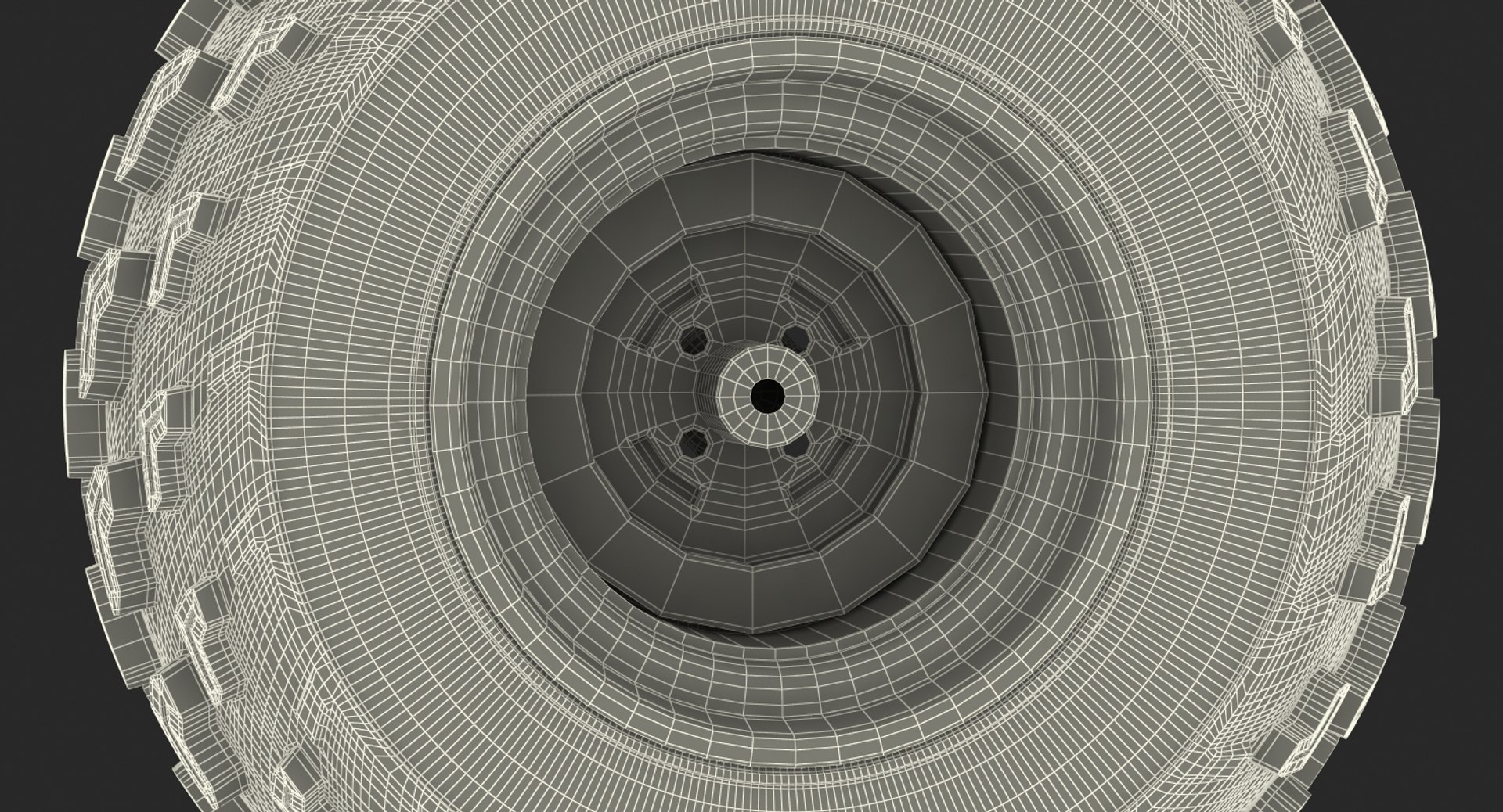 Atv Wheel 3d Model