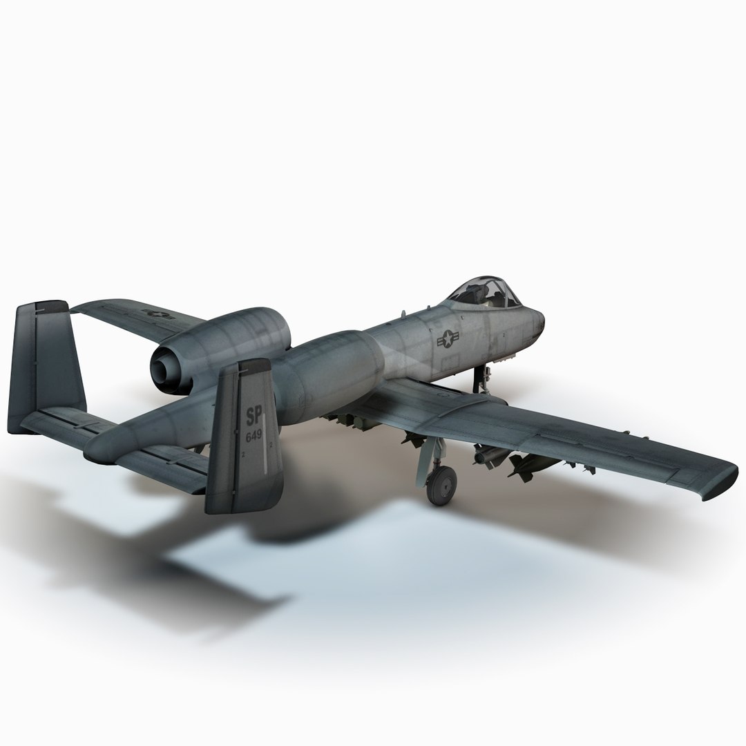 3d Model A-10 Thunderbolt Ii