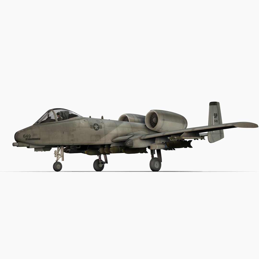 3d Model A-10 Thunderbolt Ii
