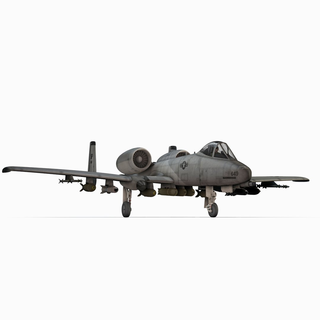 3d Model A-10 Thunderbolt Ii