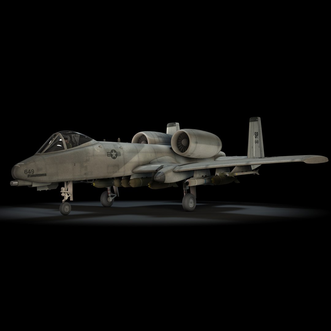 3d Model A-10 Thunderbolt Ii