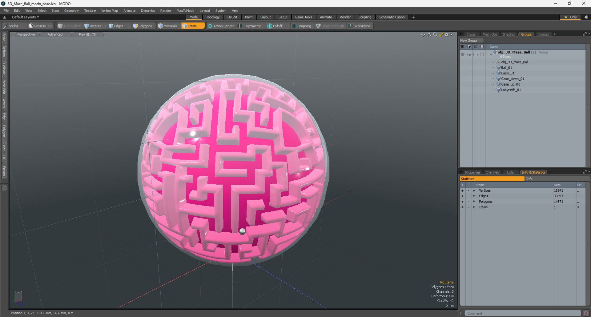 3D Model 3D Maze Ball - TurboSquid 2268866