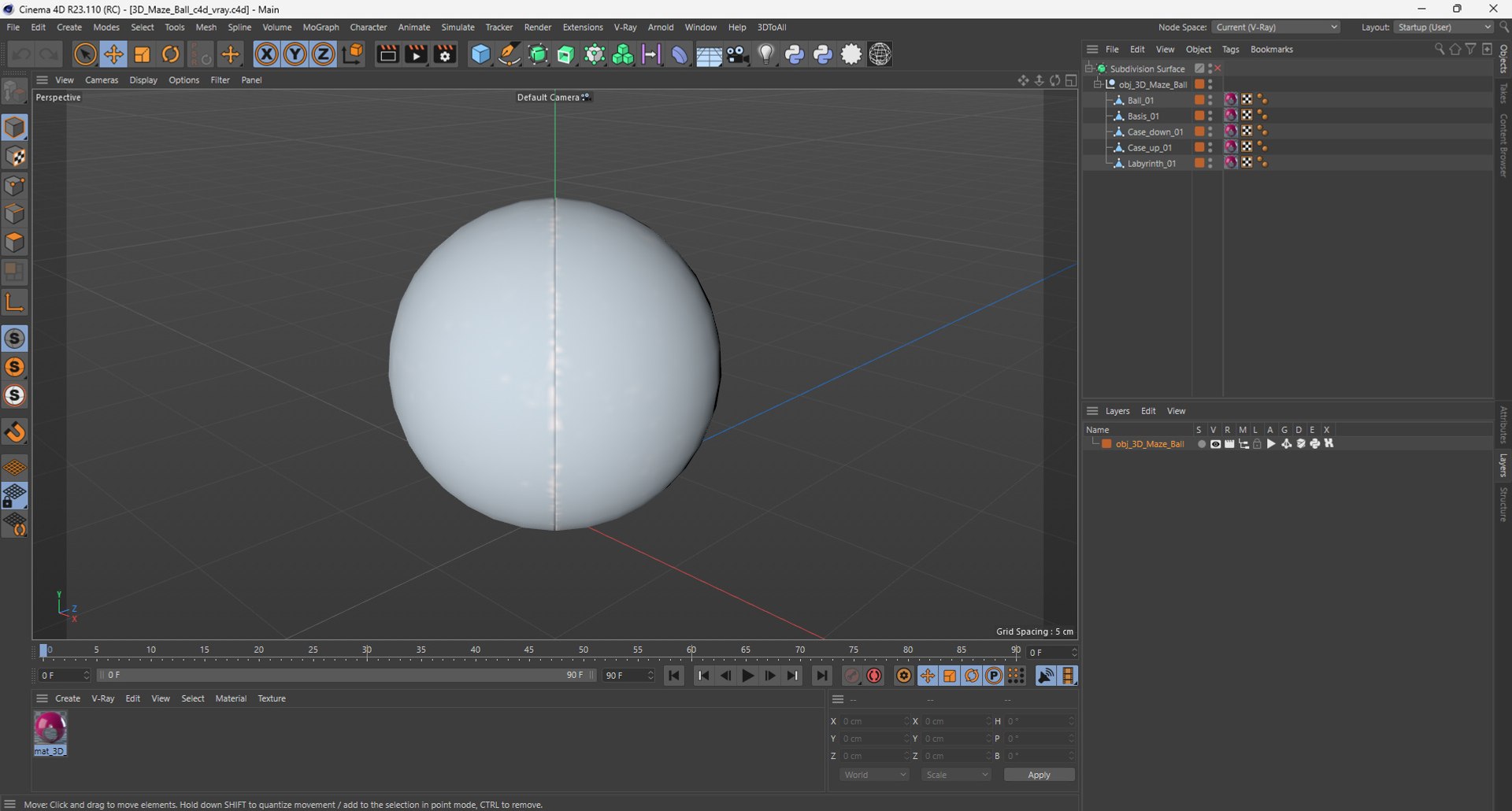 3D Model 3D Maze Ball - TurboSquid 2268866