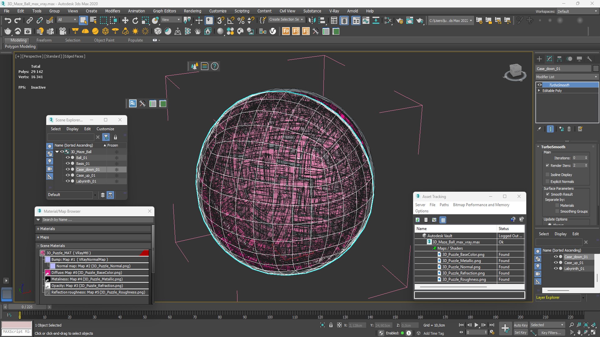 3D Model 3D Maze Ball - TurboSquid 2268866