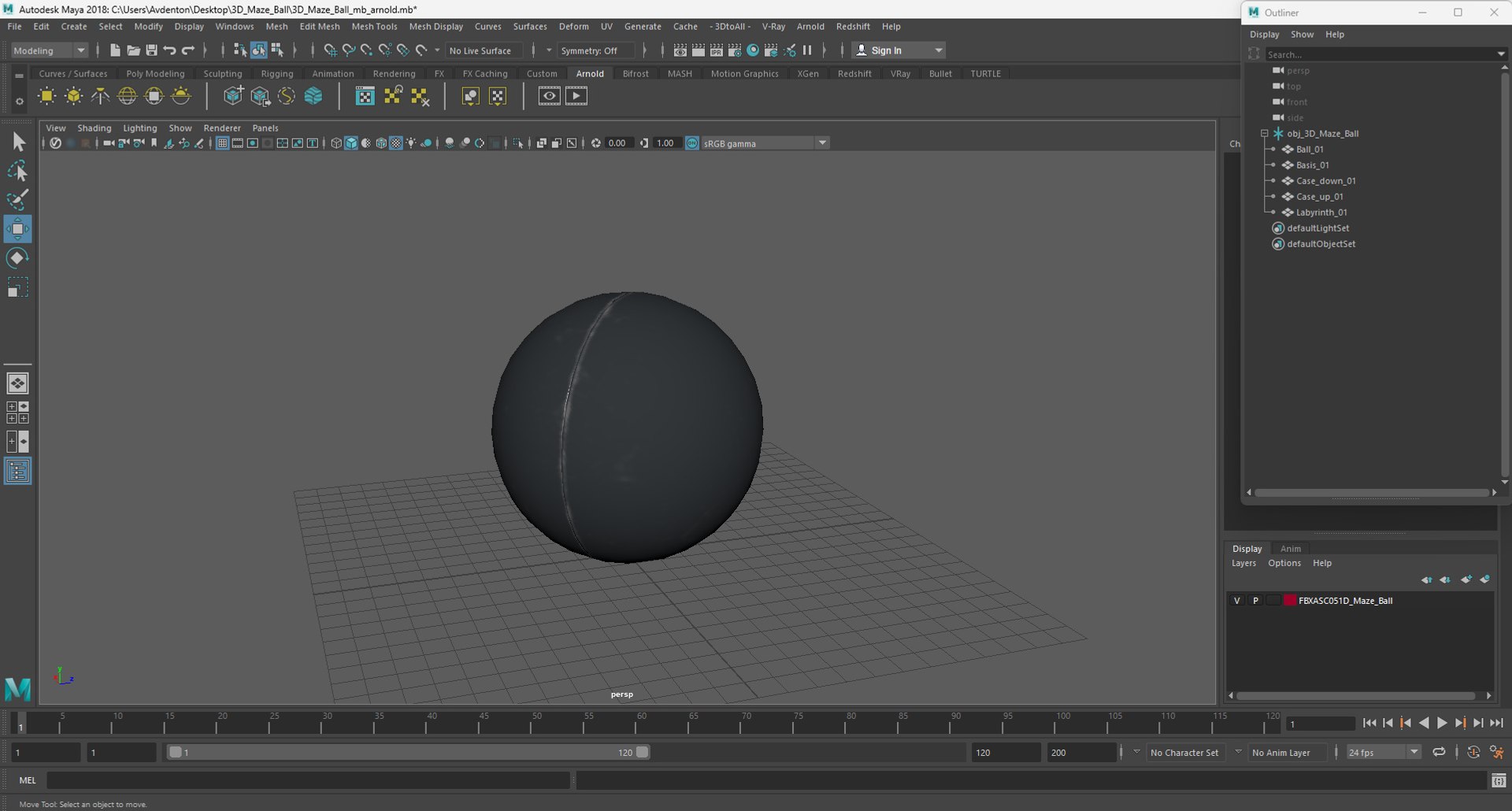 3D Model 3D Maze Ball - TurboSquid 2268866