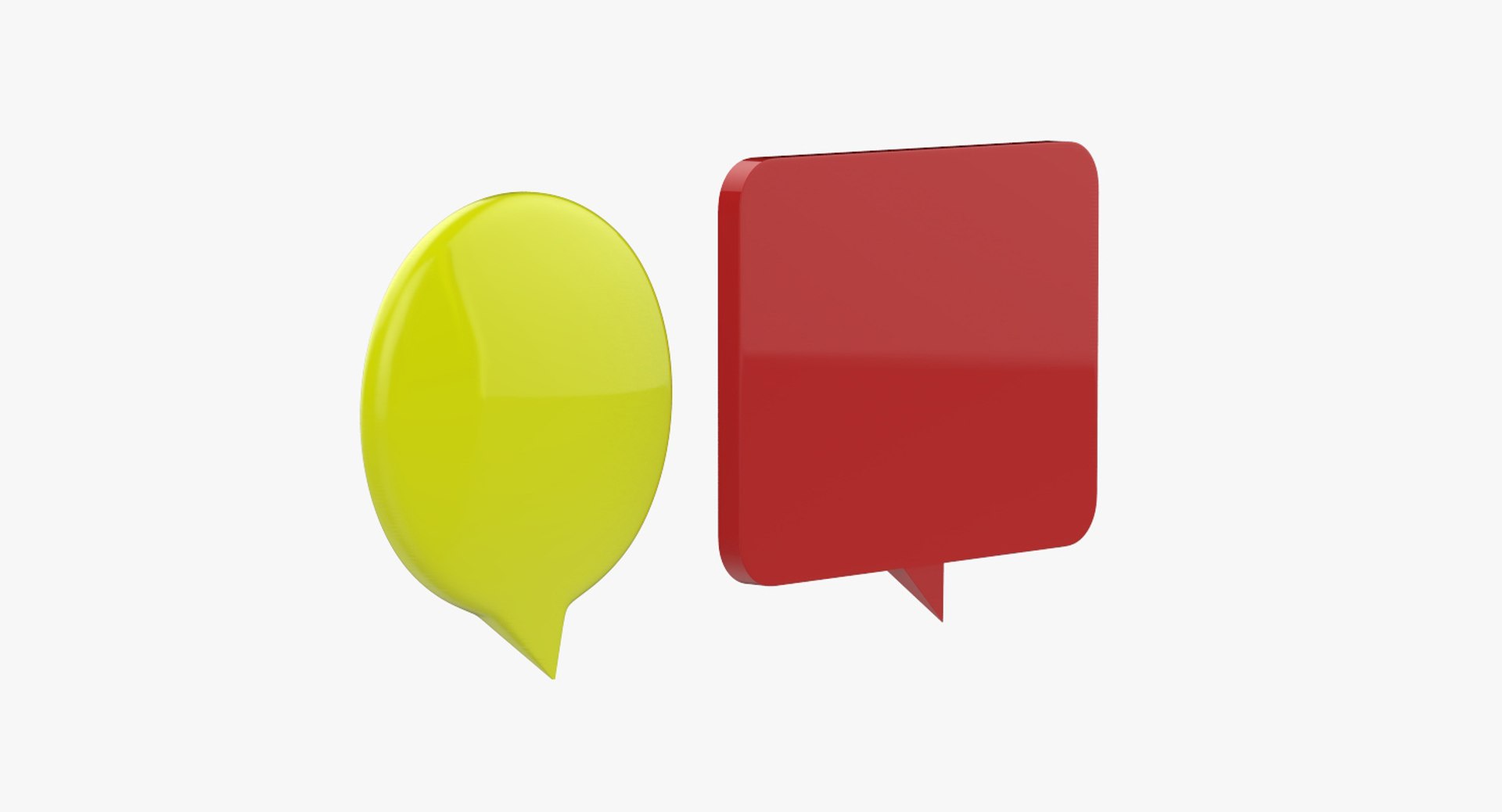 3D Conversation Think Icons - TurboSquid 1338236