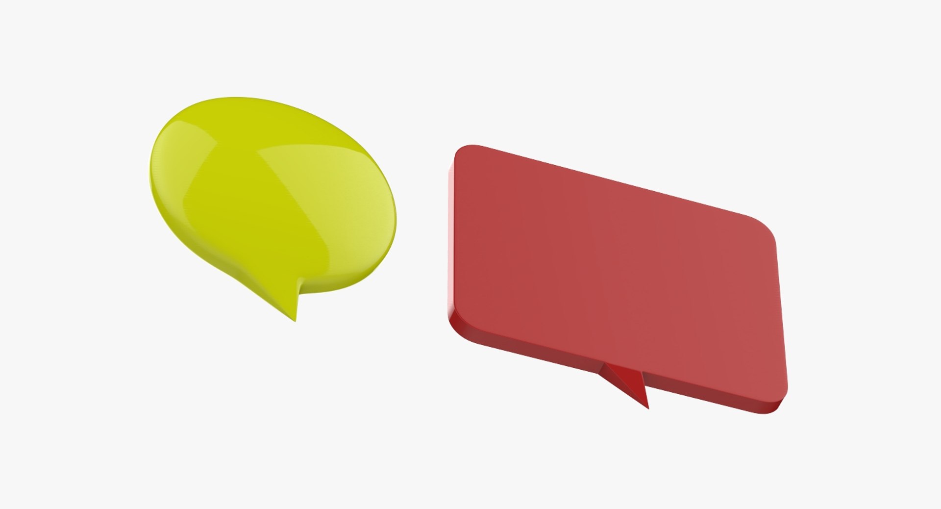 3D Conversation Think Icons - TurboSquid 1338236