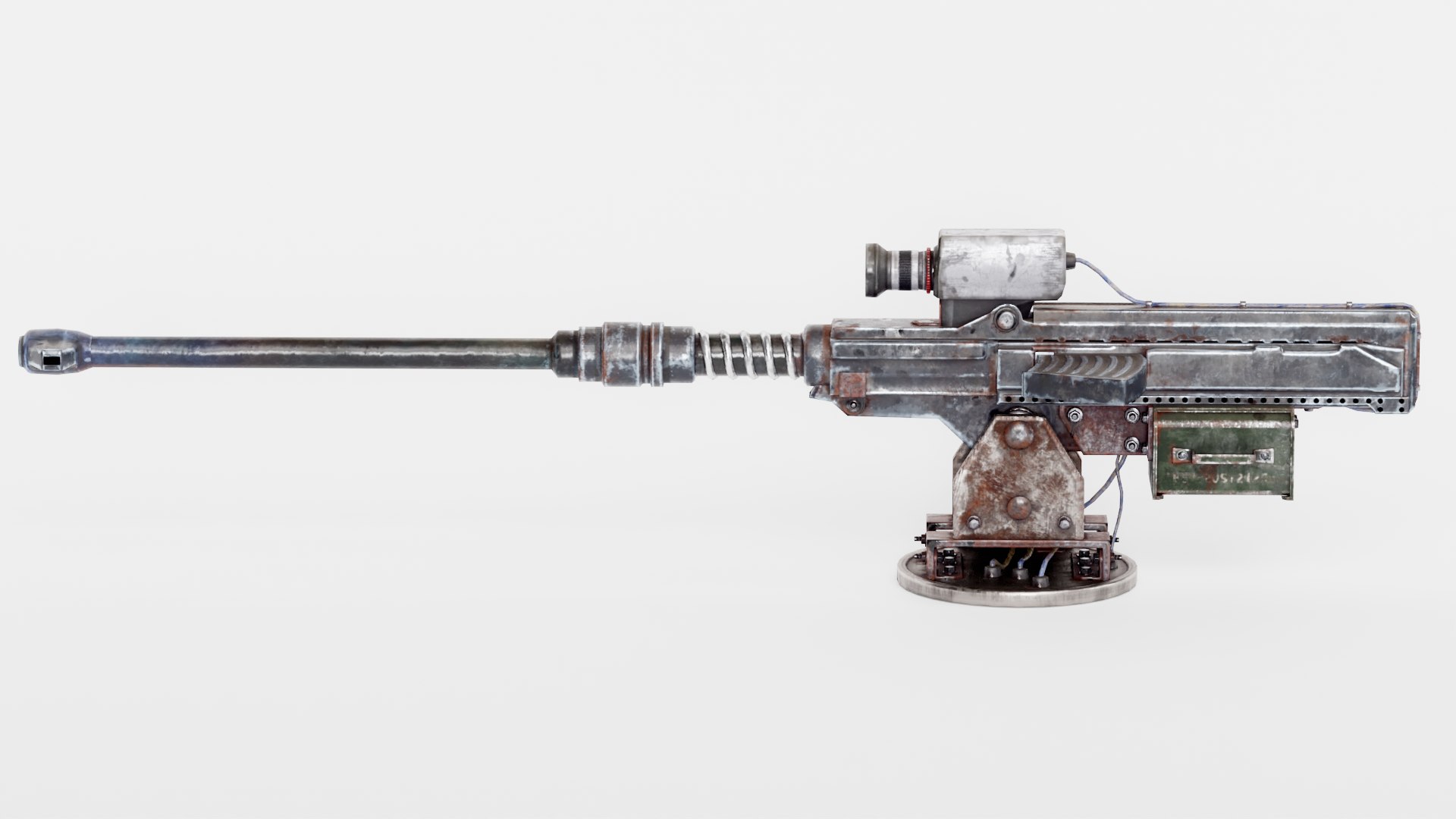 Sniper Super Rifle Turret Gun Da1 3D Model - TurboSquid 1963637