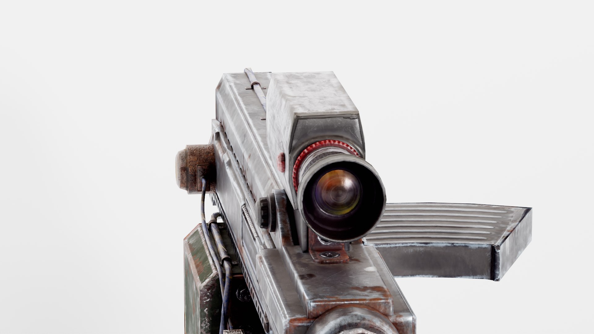 Sniper Super Rifle Turret Gun Da1 3D Model - TurboSquid 1963637