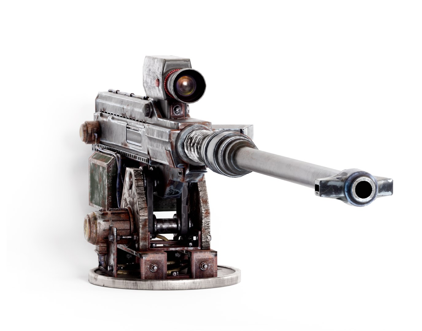 Sniper Super Rifle Turret Gun Da1 3D Model - TurboSquid 1963637