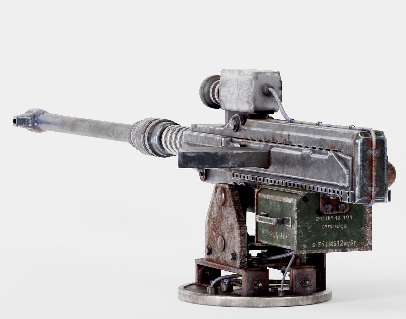 Sniper Super Rifle Turret Gun Da1 3D Model - TurboSquid 1963637