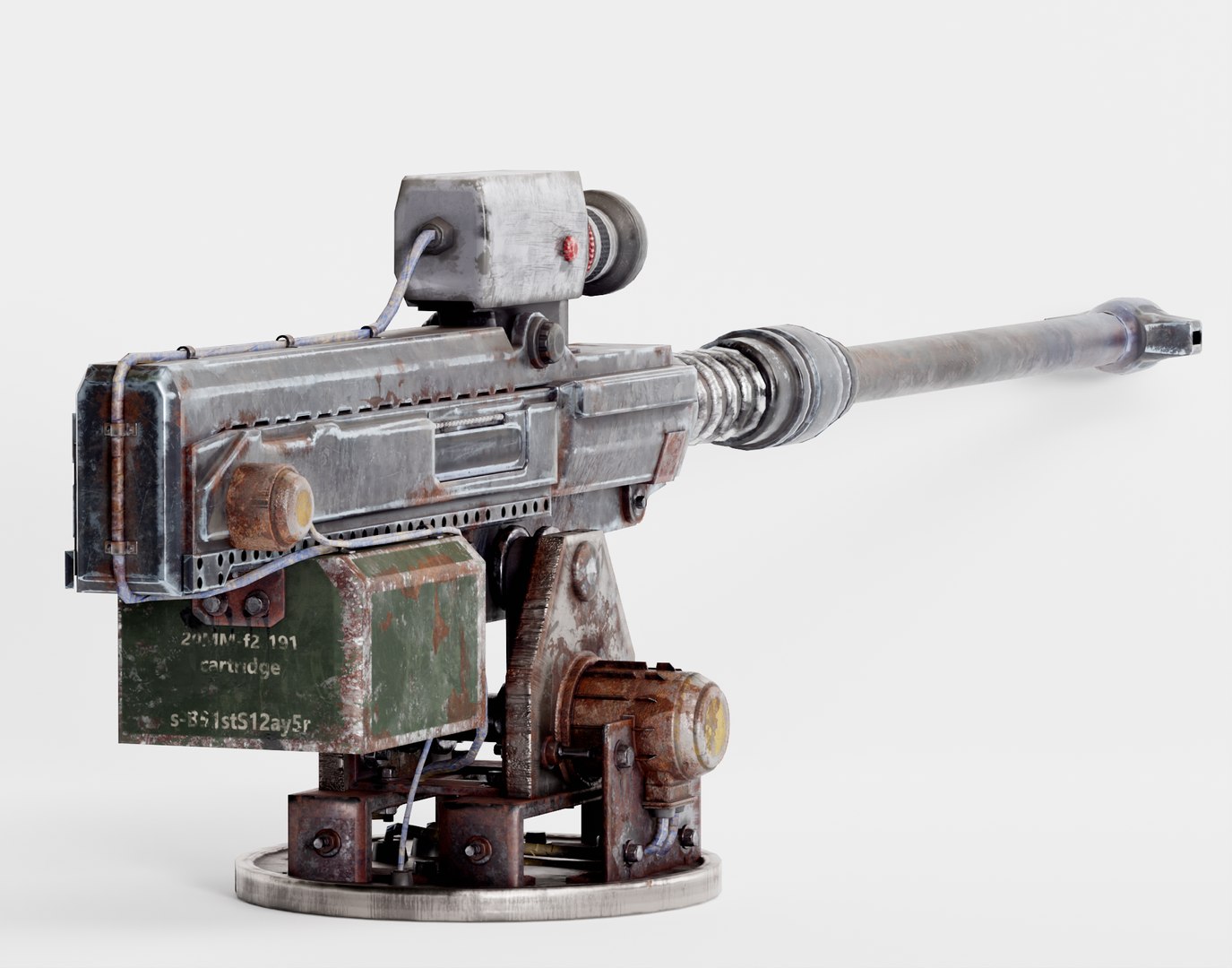 Sniper Super Rifle Turret Gun Da1 3D Model - TurboSquid 1963637