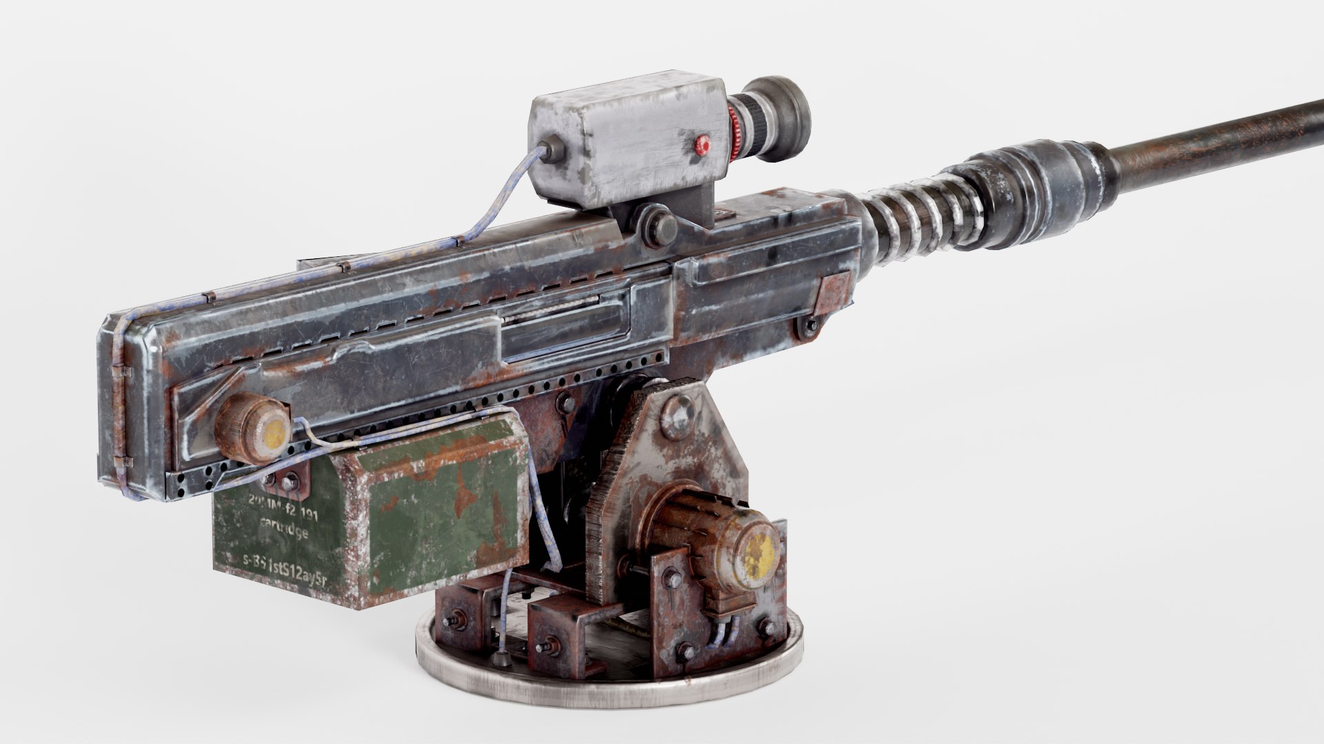 Sniper Super Rifle Turret Gun Da1 3D Model - TurboSquid 1963637