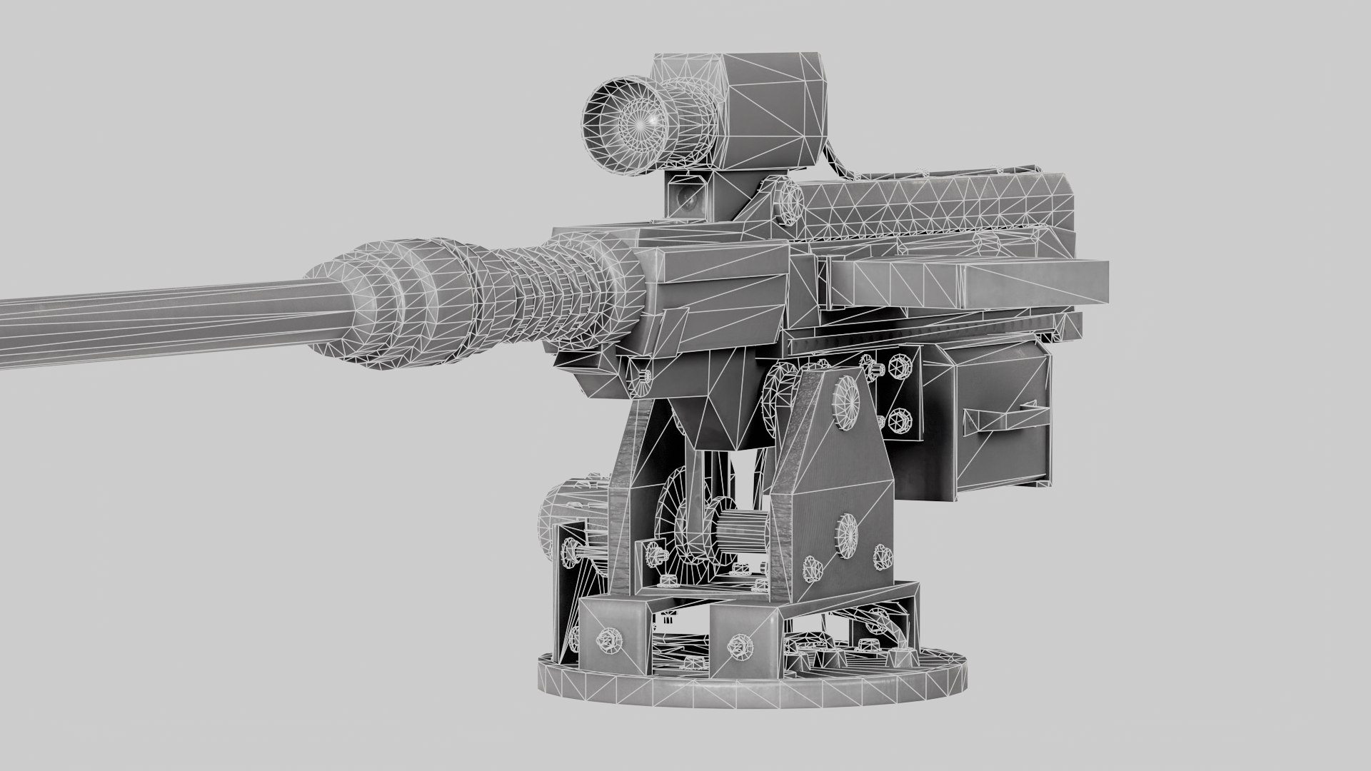 Sniper Super Rifle Turret Gun Da1 3D Model - TurboSquid 1963637