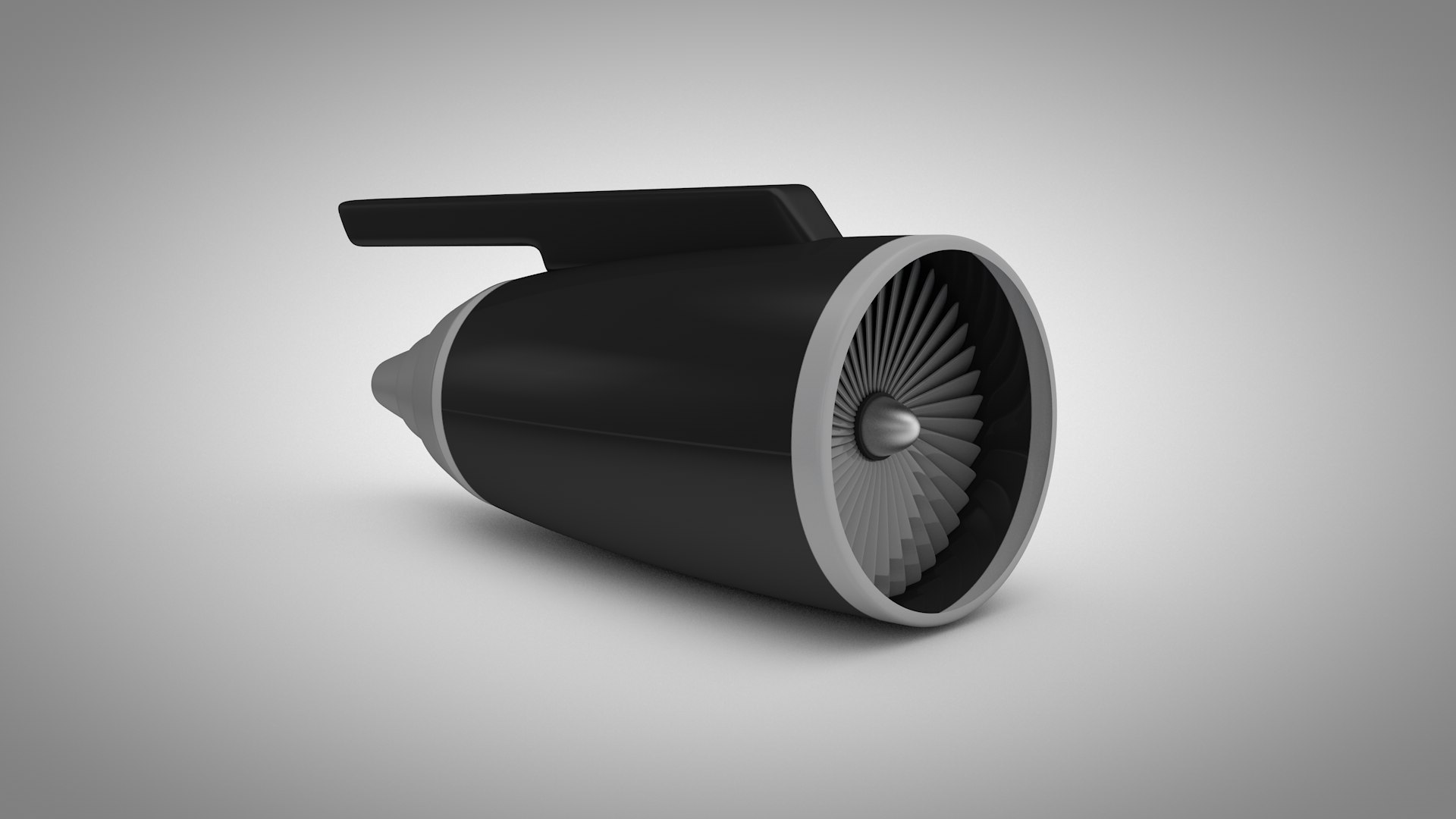 Basic Jet Engine 3d C4d