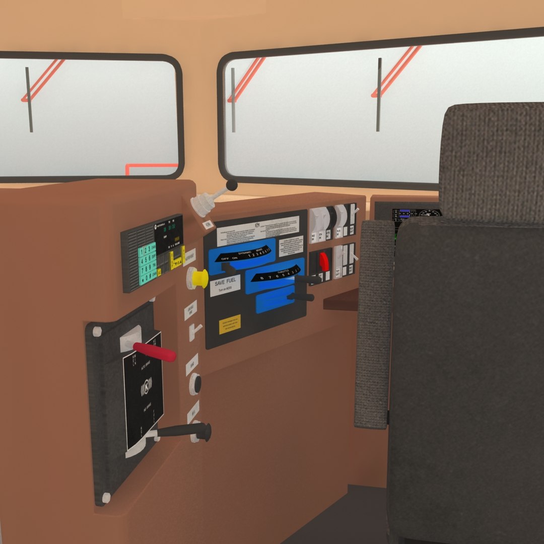 Emd Sd70ace Locomotive Engines 3d Model