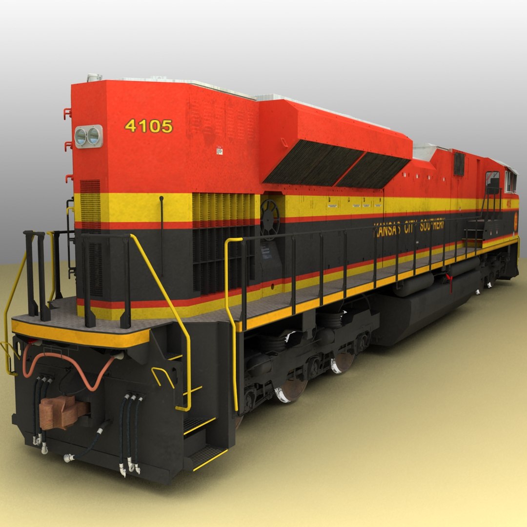 Emd Sd70ace Locomotive Engines 3d Model