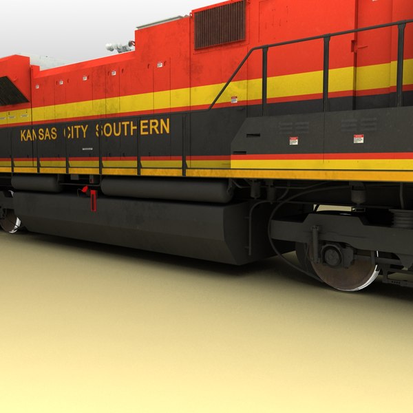 emd sd70ace locomotive engines 3d model