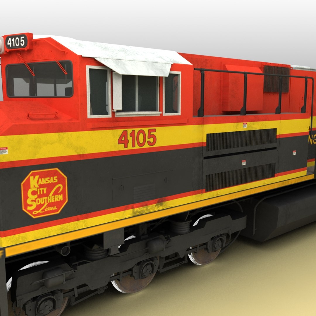 Emd Sd70ace Locomotive Engines 3d Model