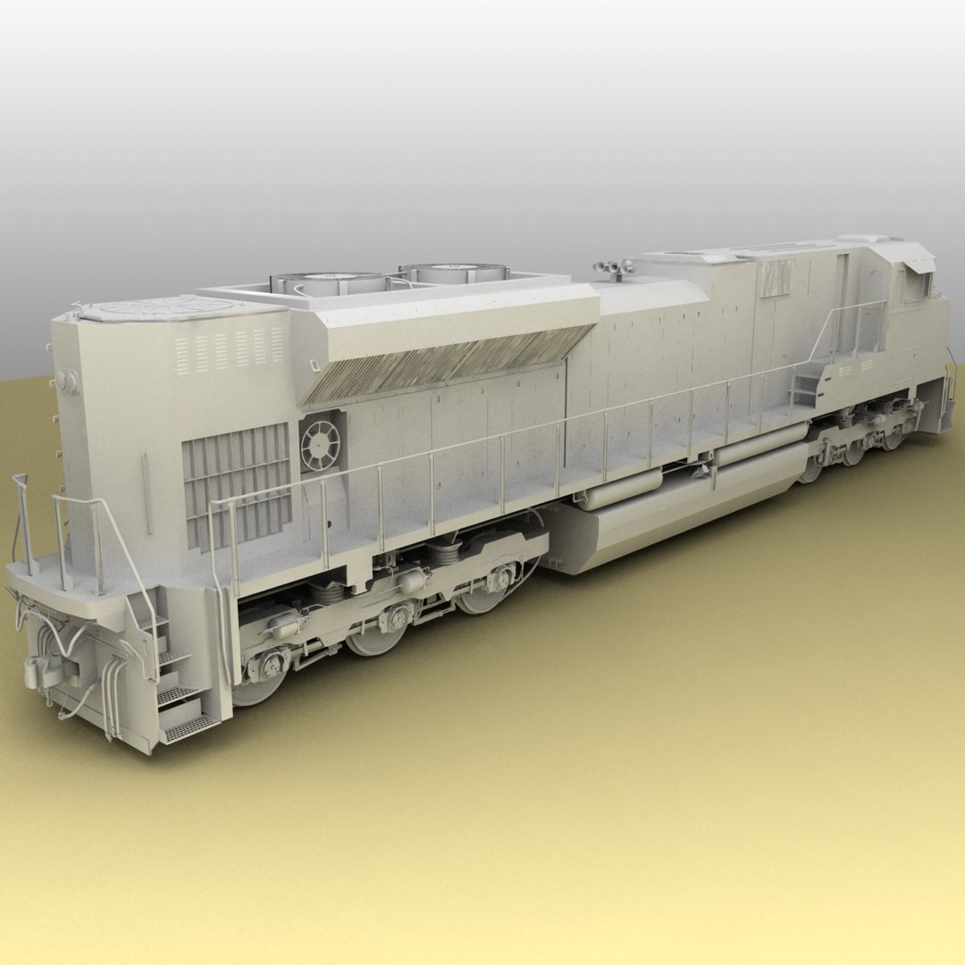 Emd Sd70ace Locomotive Engines 3d Model