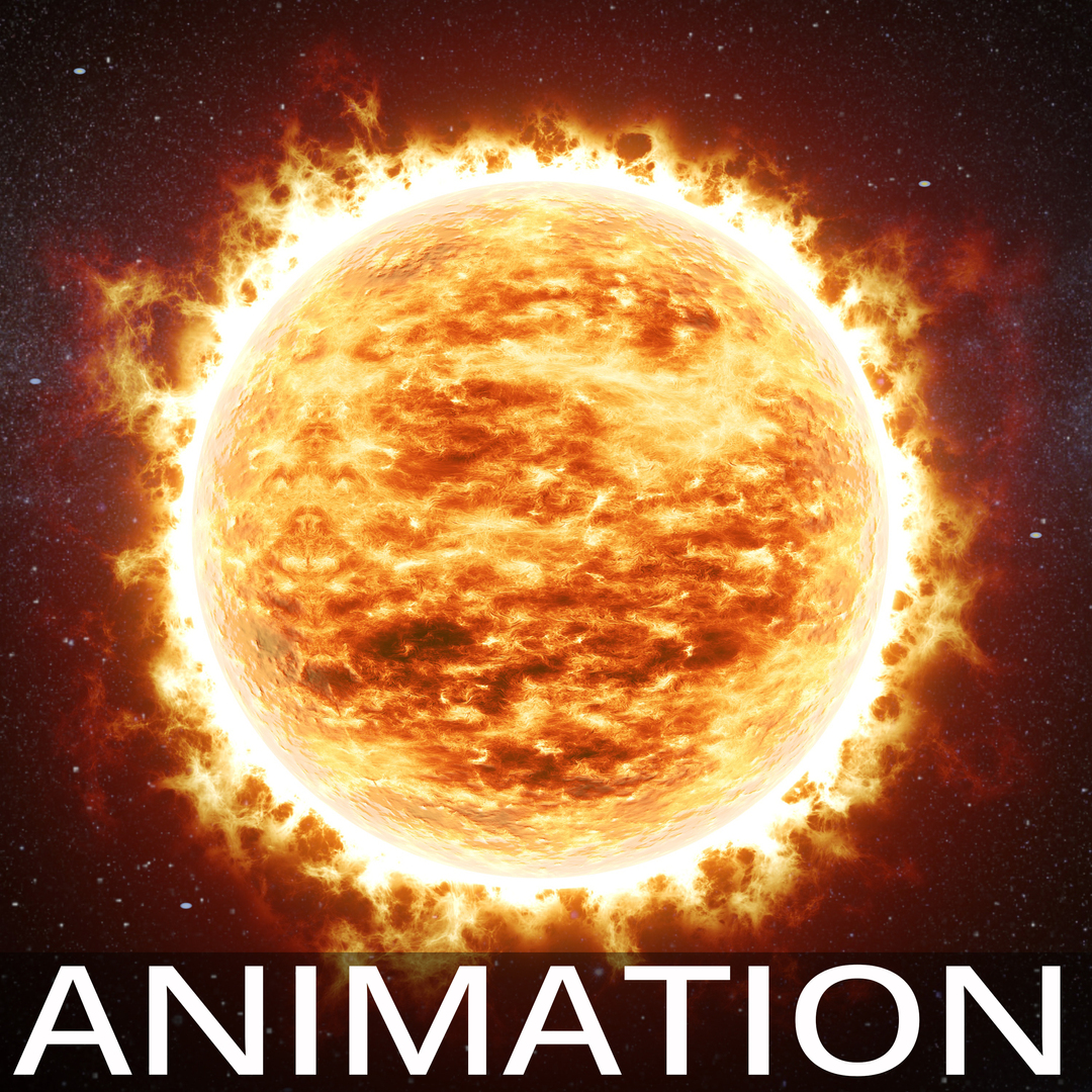 3d sun model