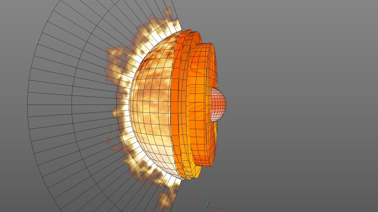 3d sun model
