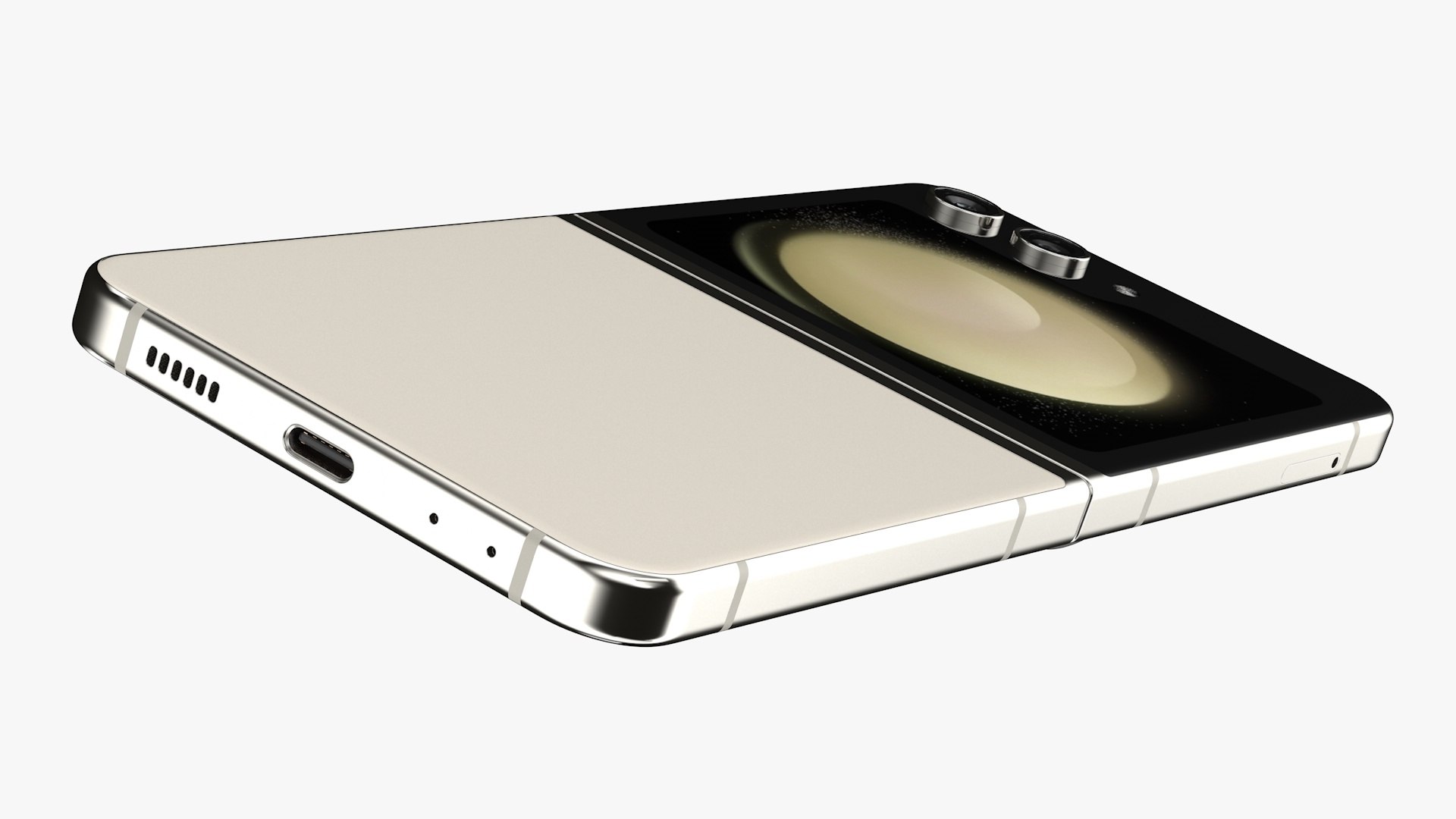 3D Samsung Galaxy Z Flip 5 Beige - TurboSquid 2096751