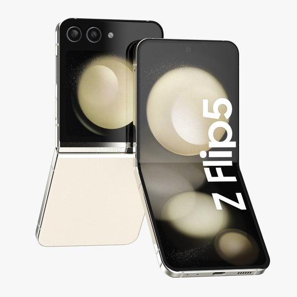 Samsung Galaxy Z Flip 5 Beige3D模型 - TurboSquid 2096751