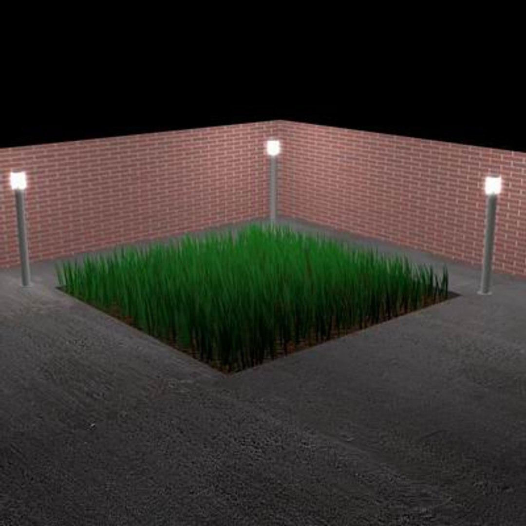 3d Model Garden Light