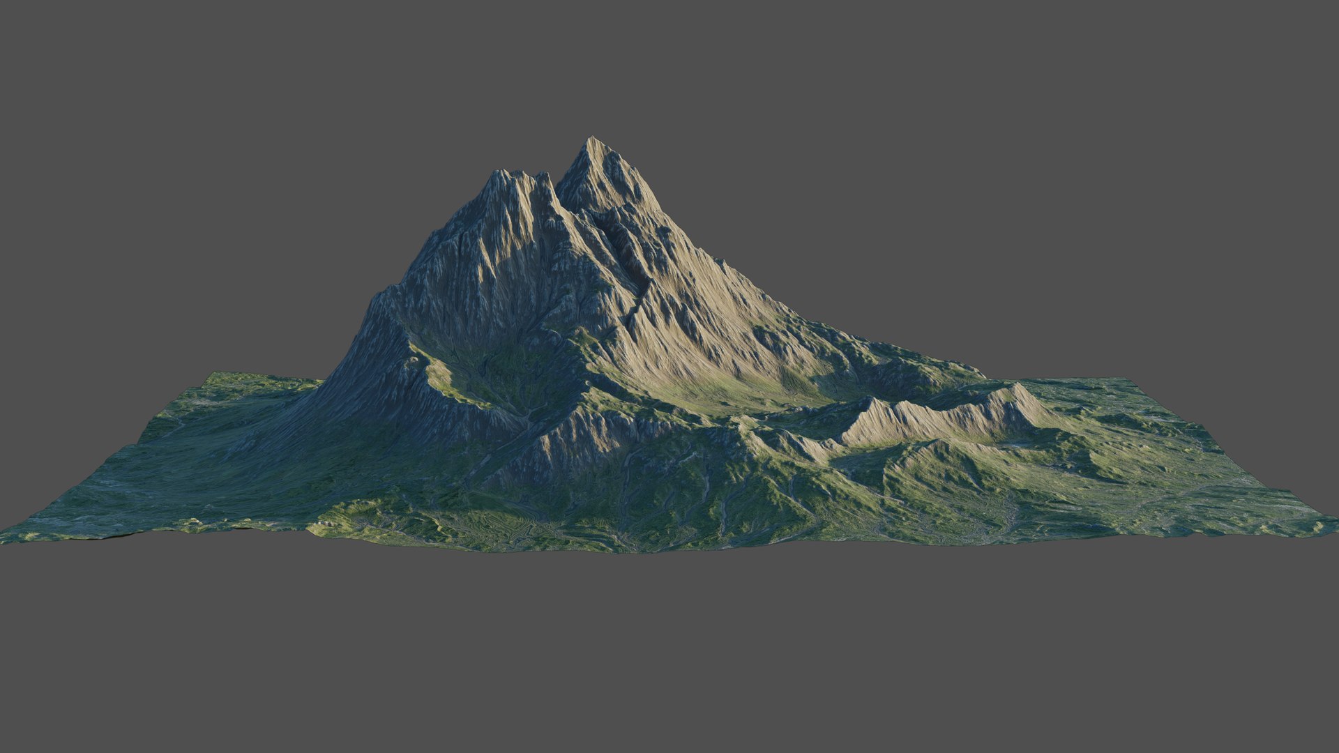 8K Detailed Mountain Landscape 2 3D Model - TurboSquid 1826873