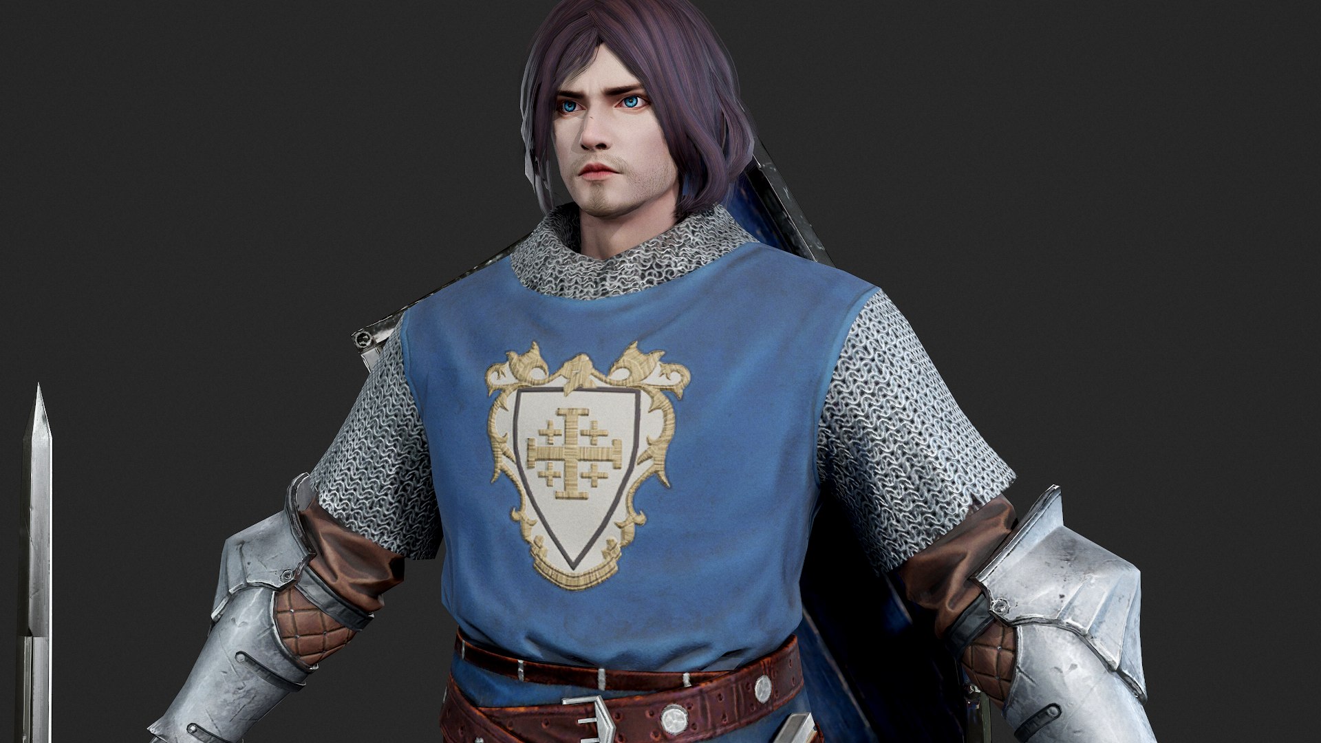 3D model Knight crossbowman - TurboSquid 2145238