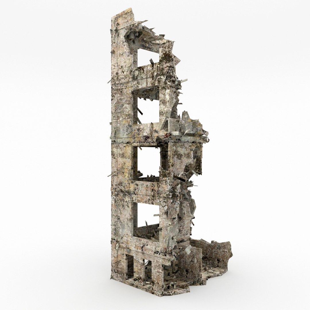3d Model Ruins Building