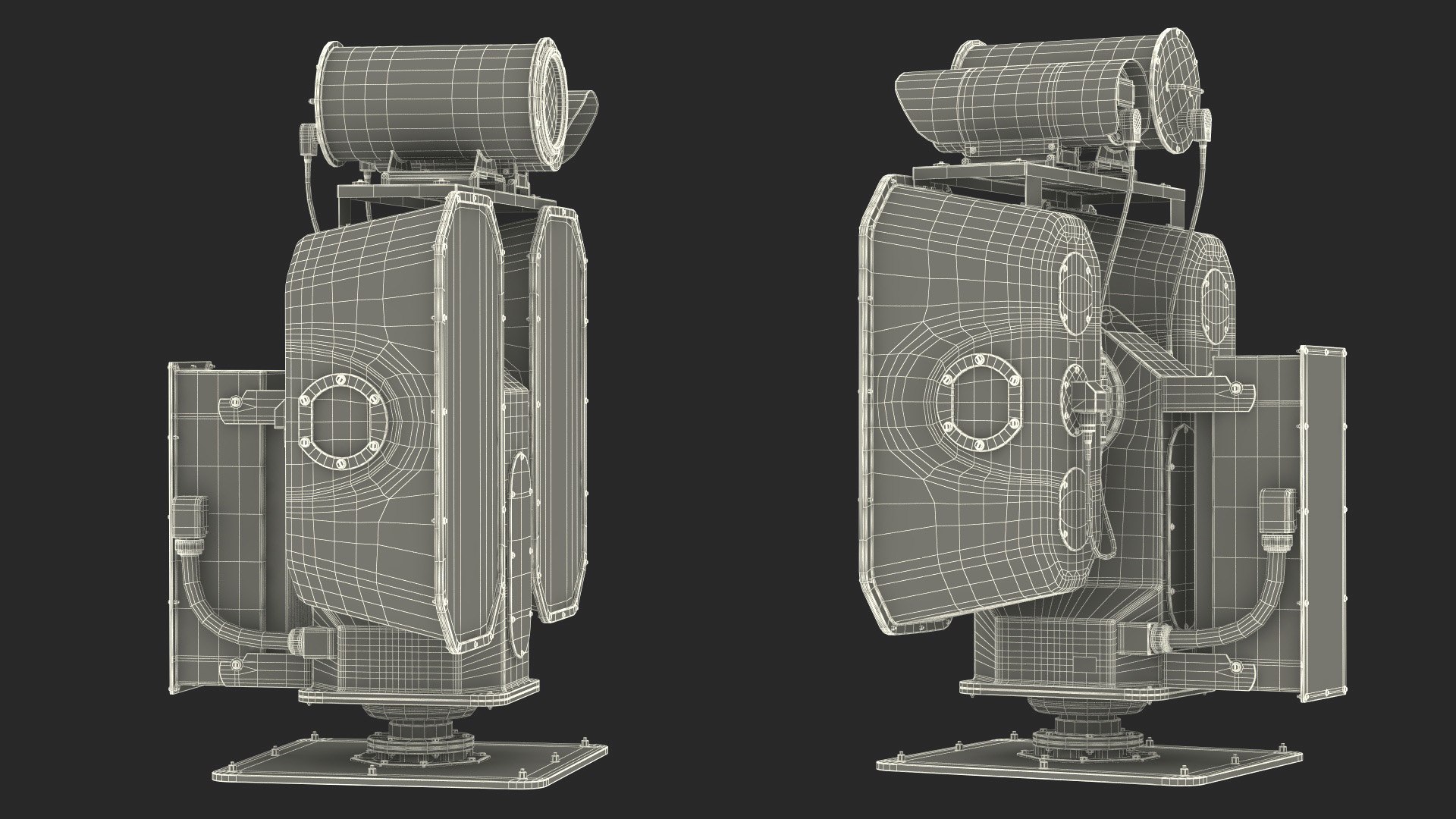 3D Acoustic System Sending Alarms LRAD 950RXL Model - TurboSquid 2091954