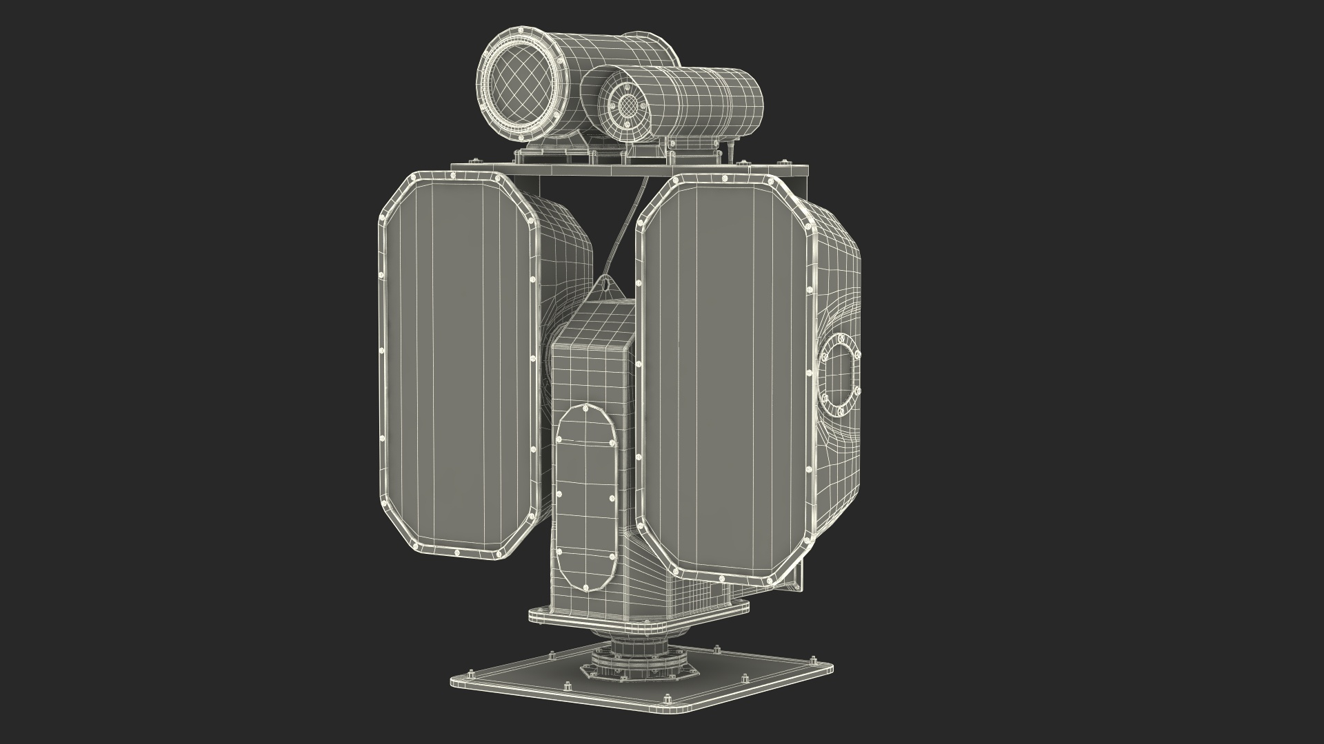3D Acoustic System Sending Alarms LRAD 950RXL Model - TurboSquid 2091954