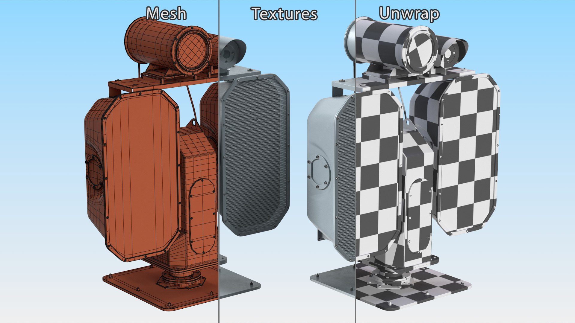 3D Acoustic System Sending Alarms LRAD 950RXL Model - TurboSquid 2091954
