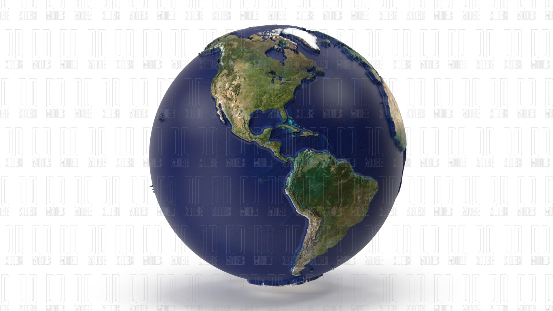 3D Topographic Earth Globe 3D Printable High Poly Model - TurboSquid ...