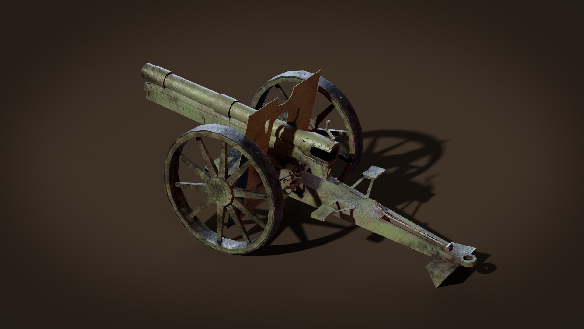 Fk 96 Cannon Ww1 3D Model - TurboSquid 1397322