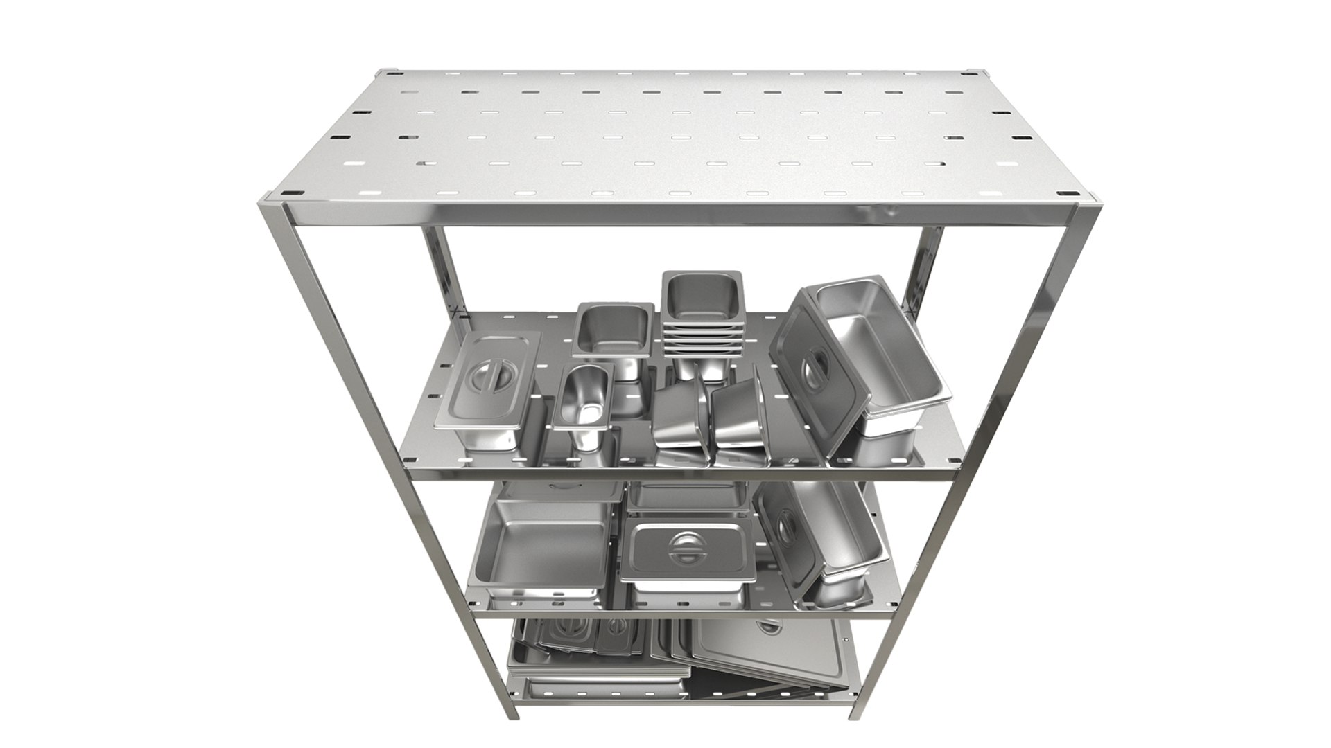 3D Model Perforated Rack - TurboSquid 2380759
